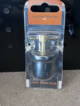 FIELD AND STREAM FEH01090 Filled Twist Turn Drain Plug Boats