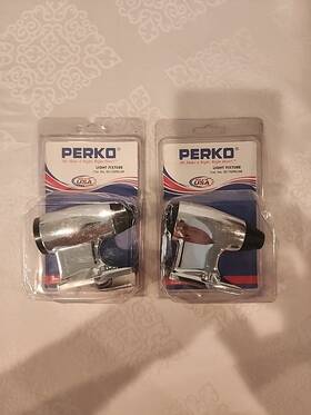 PERKO 0217DP0CHR Bulkhead Light Fixture Nos 085226075001
