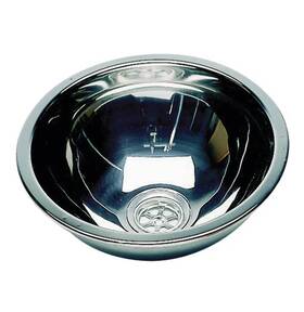 PLASTIMO 18371 Boat Steel Round Bowl Sink Kit