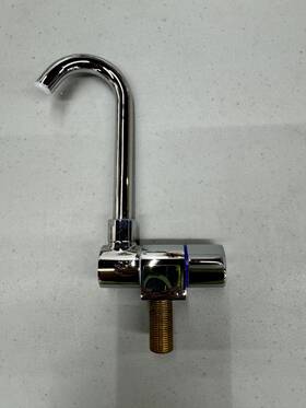 SCANDVIK 10180P Ceramic Family Tap Folding Spout Finish
