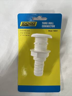 SEACHOICE 50-18051 Hull Bilge Pump Aerator Hose Fitting