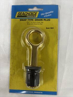 SEACHOICE 50-18821 Snap Lock Drain Plug Boats 719249188218