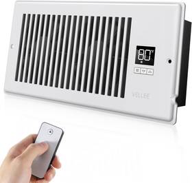 VELLEE VL-410-W Register Booster Fan Vertical Grille